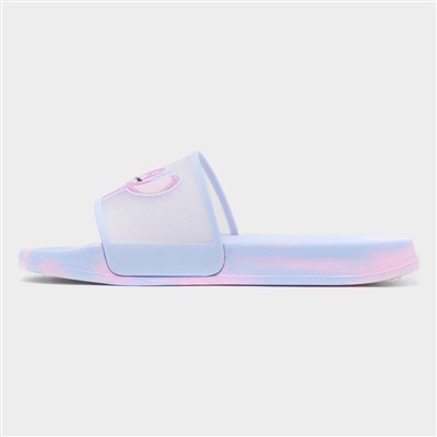 Disney Stitch Funfair Kids Lilac Slider - Shoezone