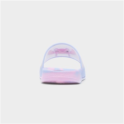 Disney Stitch Funfair Kids Lilac Slider - Shoezone
